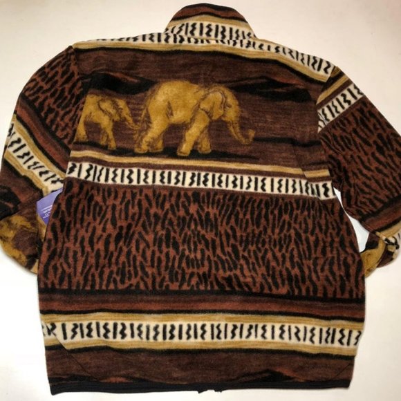 Zoofleece | Jackets & Coats | Zoofleece African Elephant Native Aztec ...